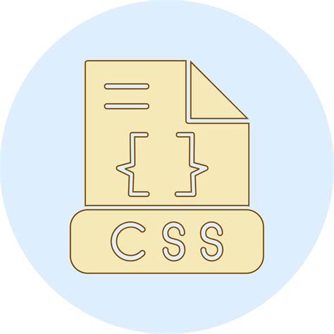 Css Vector Icon Vector Art At Vecteezy