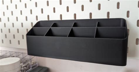 Skadis Slanted Sectioned Container By Likkleidiot Download Free Stl Model