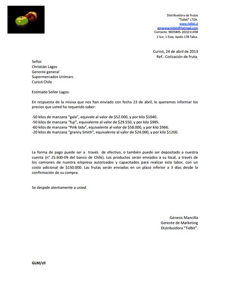 Ejemplo Carta De Solicitud De Cotizacion De Productos Nuevo Ejemplo