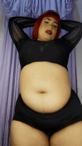 Getting Sexy And Out Of Breath Just From Playing With My Belly Video