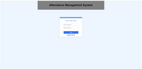 Attendance Management System Project In Aspnet
