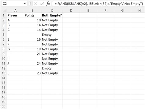 How To Check If Cell Is Empty In Excel