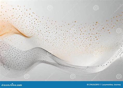 Abstract Wave Moving Dots Flow Particles Stock Illustration Illustration Of Blue Data 296262893
