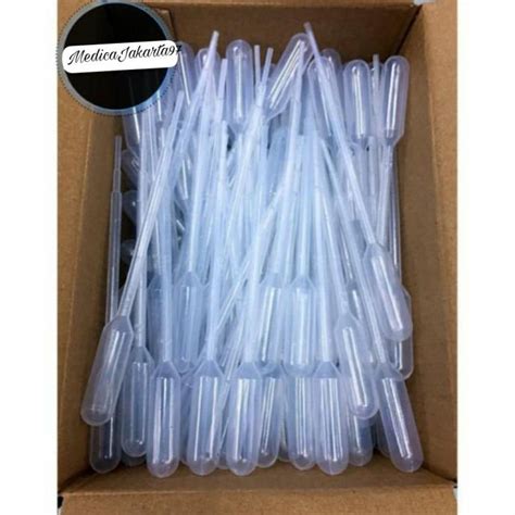 Jual Pipet Plastik 1ml Pasteur Pippet 1 Ml Pipet Tetes Dus Isi