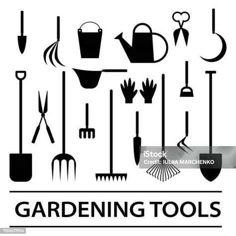 원 예 도구 고립 된 디자인 기호 컬렉션입니다 생태 아이콘 세트입니다 에코 플랫 벡터 아이콘입니다 웹 디자인을 위한 정원 도구와 플랫 컬렉션입니다 삽 아이콘입니다 원 예