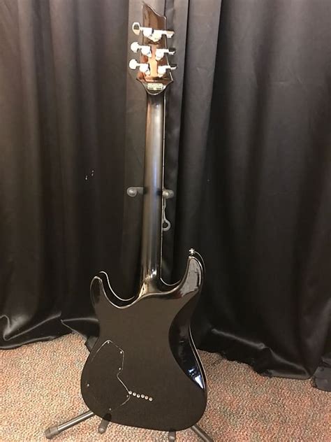 Schecter C 1 Elite Diamond Series Black Owned By Ted Turner Reverb