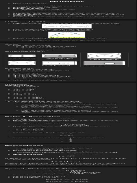 Caie Igcse Mathematics 0580 Theory Revision Notes Znotes Pdf Numbers Rational Number