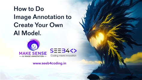 how to perform image annotation using the make sense ai image annotation tool for create you own
