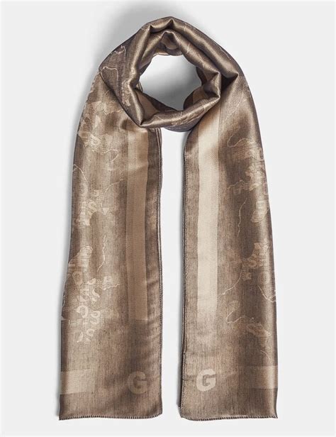 Shop Guess Online Logo Script Scarf