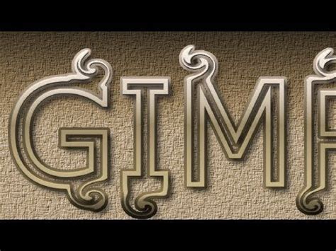 Gimp 2 8 Tutorial Pressed Text Artofit