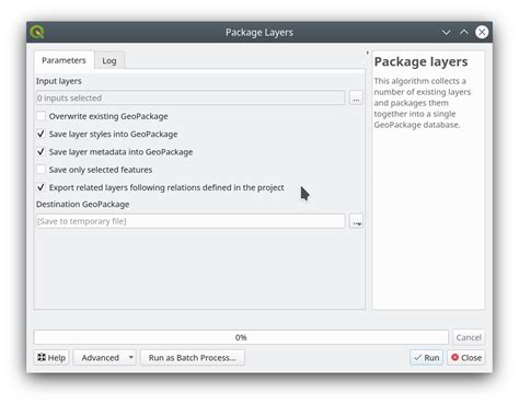 Add Relations Export Option To Package Alg Request In Qgis · Issue 7713 · Qgisqgis