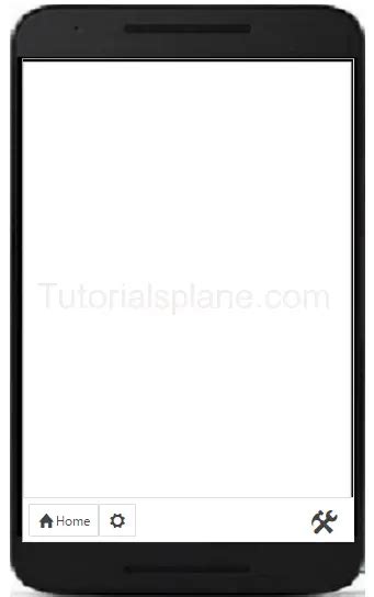 Ionic Footer Example Bar Icon Ion Footer
