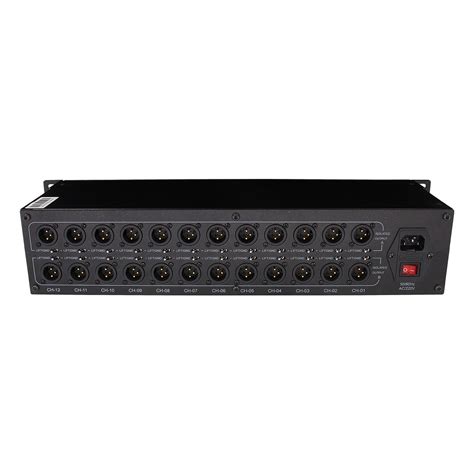 JQAUDIO MLH-1236有源话筒分配器 一分三-厦门剑侨电子科技有限公司-音频信号隔离器，音频信号分配器