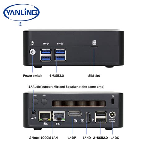 Ultra Mini PC Low Power Core I I I Processor Mini PC Windows OS With Pcie And X Signal Mini