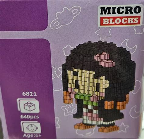 Figura Armable Bloque Nezuco Demon Slayer Kimetsu No Yaiba Mercadolibre