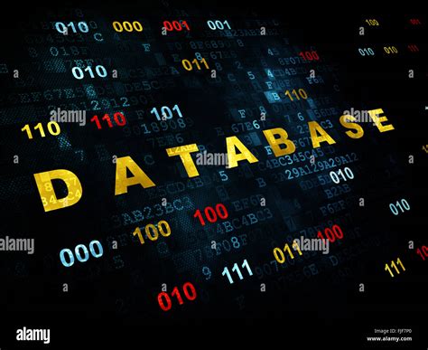 Programming Concept Database On Digital Background Stock Photo Alamy