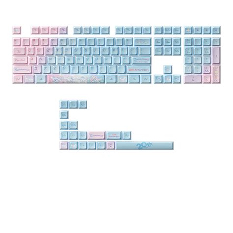 Cinnamoroll 20th Anniversary Rainbow Keycap Set Akko Official Global Site