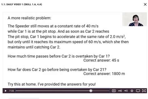 Grade 12 Physics Kinematics How Do You Solve The First Question R