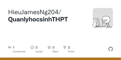 Github Hieujamesng Quanlyhocsinhthpt