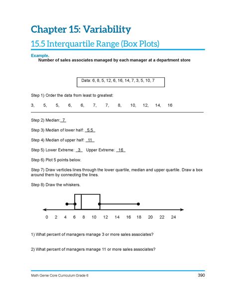 Sixth Grade Course And Sample Lessons Math Genie Common Core Parcc