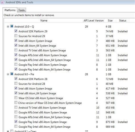Vs 2019 Android Emulator Component Is Missing Or Incomplete