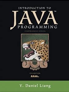 Introduction To Java Programming Comprehensive Version Th Edition