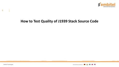 J1939 Stack Source Code Pptx