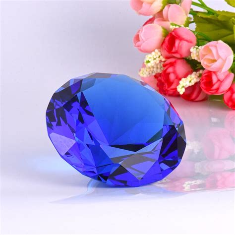 Badu Bg Розов кристален диамант 80 мм Подарък за рожден ден Брояч Декорация Маникюр Дисплей