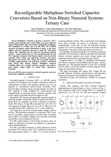 pdf reconfigurable multiphase switched capacitor converters based on non binary numeral