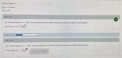Solved A test is made of H μ versus H μ Part of Chegg com