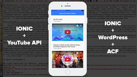 Build Hybrid App For Your Youtube Channel Or Wordpress Site With Ionic And Angularjs Youtube