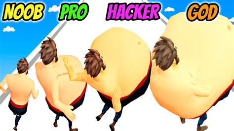 Big Belly NOOB Vs PRO Vs HACKER Vs GOD YouTube