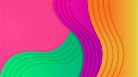 Premium Vector Vertical Bloob Colorful Abstract Geometric Design