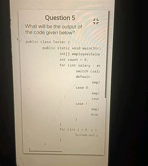 Question 5 What Will Be The Output Of The Studyx