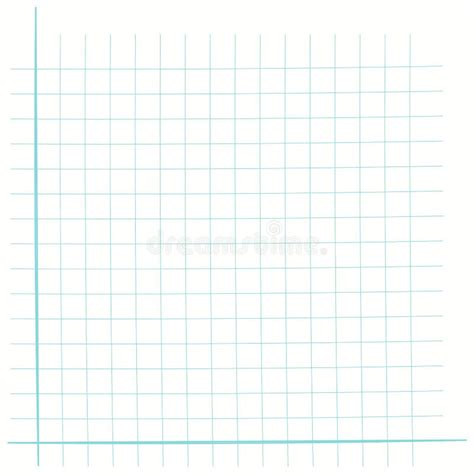 Grid Paper Mathematical Graph Cartesian Coordinate System With X Axis Y Axis Stock Vector