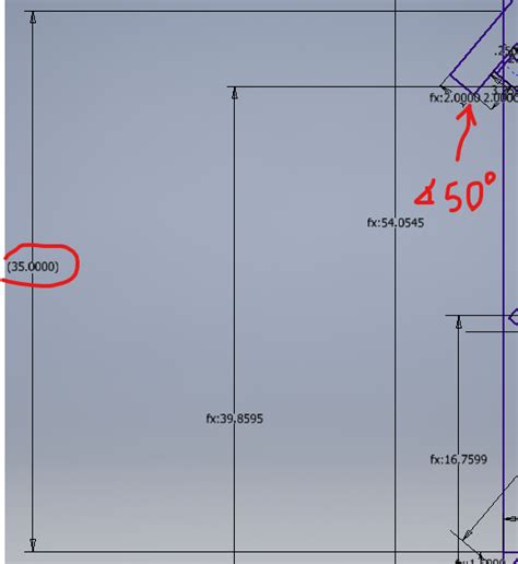 Design Why Is My Driven Dimension Affecting My Sketch Autodesk Inventor Engineering Stack