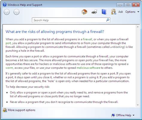 Lab Configure The Firewall In Windows And Vista Answers