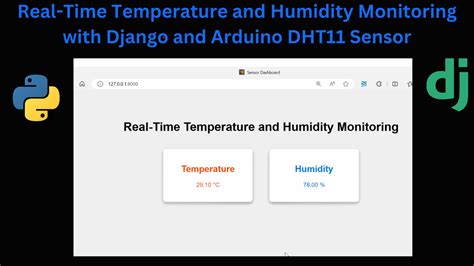 real time temperature and humidity monitoring with django and arduino