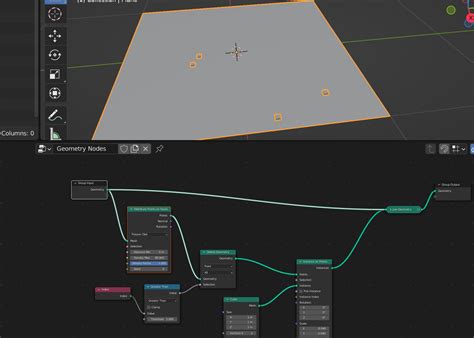 Distribute Points On Faces By An Exact Amount Geometry Nodes