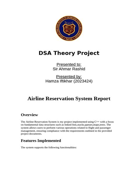 dsa theory report pdf algorithms and data structures computer science