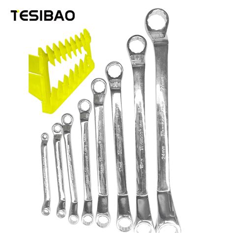 오프셋 더블 박스 엔드 렌치 세트 Crv 워크샵 자동차 수리 메트릭 도구 범용 링 스패너 세트 8 피스 12 포인트 Aliexpress