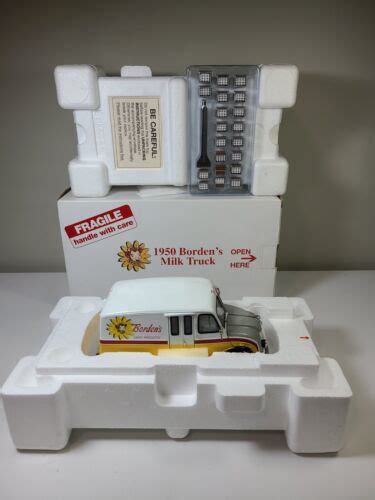 1950 Divco Bordens Milk Truck Danbury Mint 124 Scale With Box