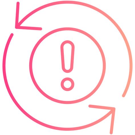 Problem Generic Gradient Outline Icon