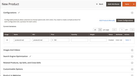 Unable To Select Products To Associate With A Configurable Product