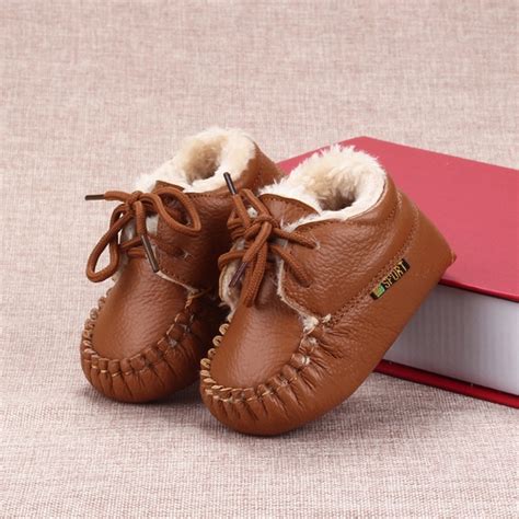 Badu Bg Детски дебели боти за момичета и момчета в бял кафяв червен тъмнокафяв и бял цвят