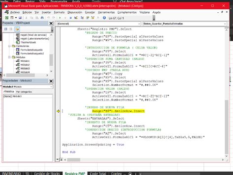 La Macro Me Tira Error Al Introducir Datos En La Tabla Insertada Sin