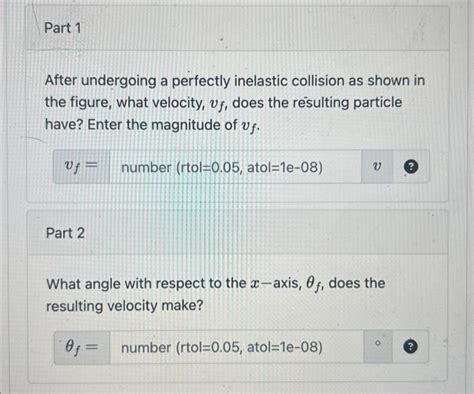 solved particles of mass m and 2m have velocities v1 1vx
