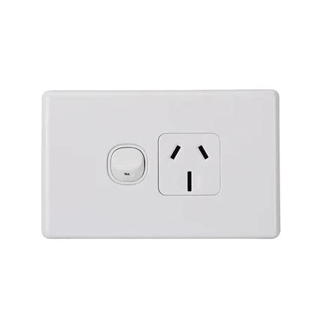 Australia Saa 250v 10a Silver Double Gpo Powerpoint Wall Switch And 3 Gang Switch