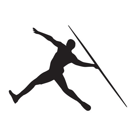 Javelin Art Silhouette 7944716 Vector Art At Vecteezy