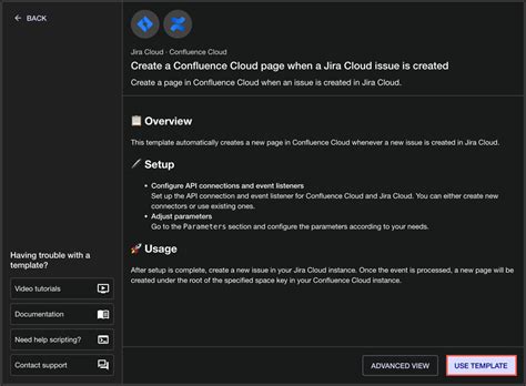 Tutorial Configure A Confluence Cloud Template